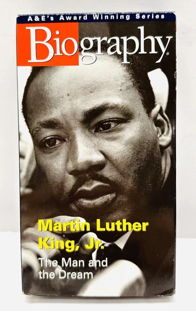 BIOGRAPHY MARTIN LUTHER KING, JR. The Man and the Dream VHS Home Video ...