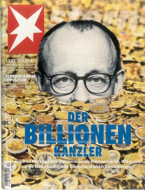 STERN - 12-2025 vom 13. März 2025 - neu und ungelesen - 108 Seiten EUR ...