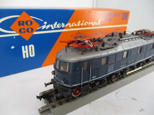 ROCO H0 4141B E-Lok Elektro-Lok der DB BR 118 014-0 Analog in OVP EUR ...