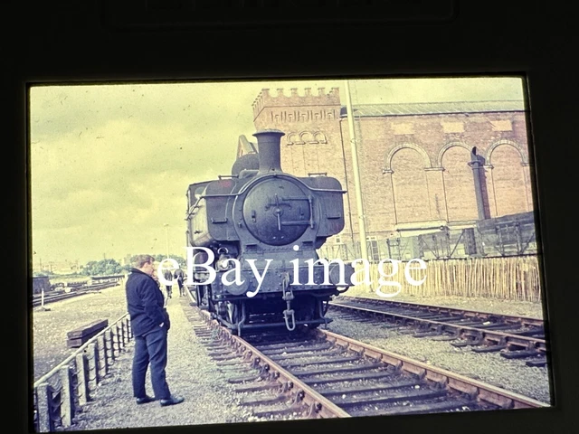 ORIGINAL 35MM RAILWAY Slide Neasden LT Shed ex-GWR Pannier Tank 1960s £ ...