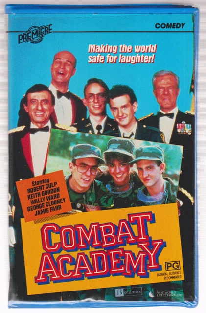 RARE SEALED BETA Video Tape COMBAT ACADEMY Clamshell Betamax Premiere ...