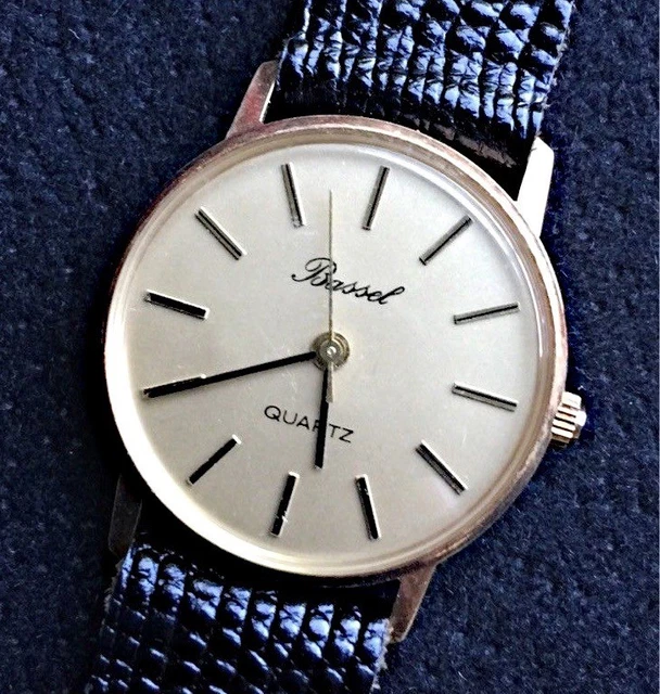BASSEL GOLD TONE quartz watch nuevo new old stock 27,8 mm EUR 36,00 ...