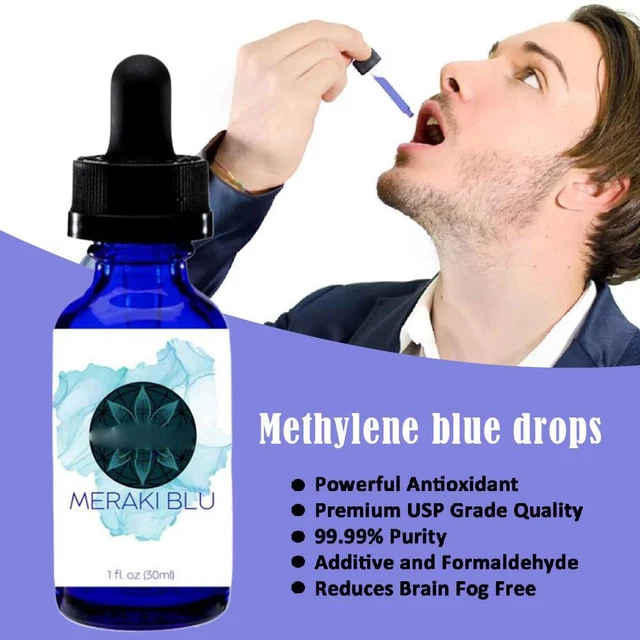 1 PACK MERAKI BLU Methylene Blue | Premium 1% Solution Usp Grade - 30ml ...