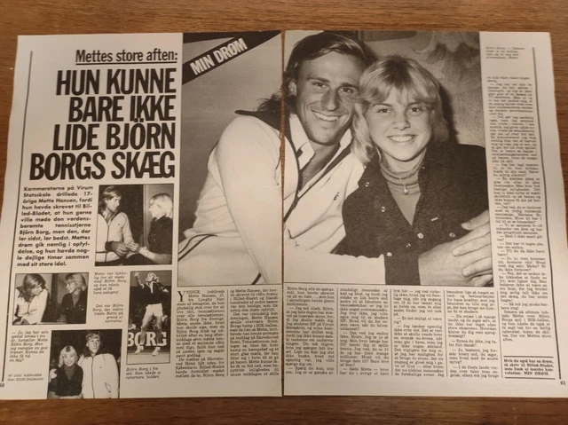 BJÖRN BORG DANISH Clippings Article 1970s RARE Y313 £6.00 - PicClick UK