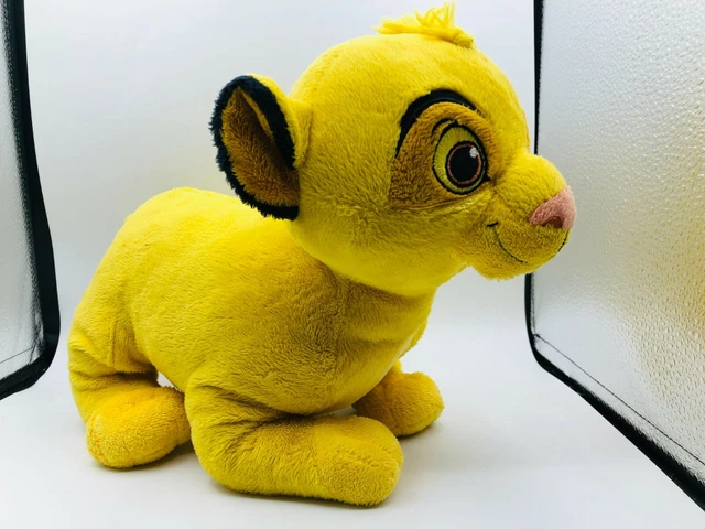THE LION KING Simba Yellow Cub Cat Disney Plush Kids Soft Stuffed Toy ...