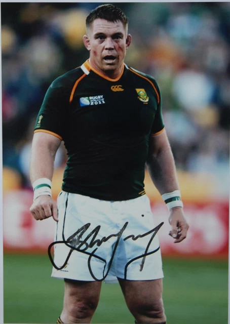 RUGBY AUTOGRAPH JOHN SMITH south africa photo15X21 signed springbok £24 ...