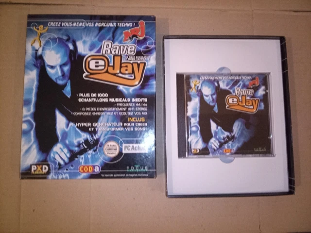 ANCIEN LOGICIEL BIG box Rave eJay pour PC Windows 98 EUR 20,00 - PicClick FR