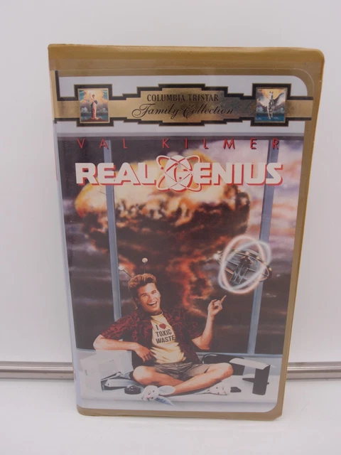REAL GENIUS (VHS, 1996, Clamshell) £14.16 - PicClick UK