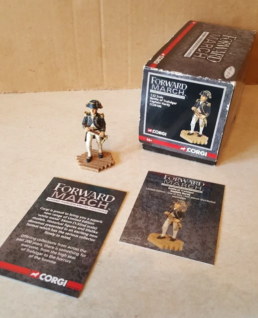 CORGI CC59186 FORWARD March, Battle of Trafalgar, Captain Hardy Figure ...