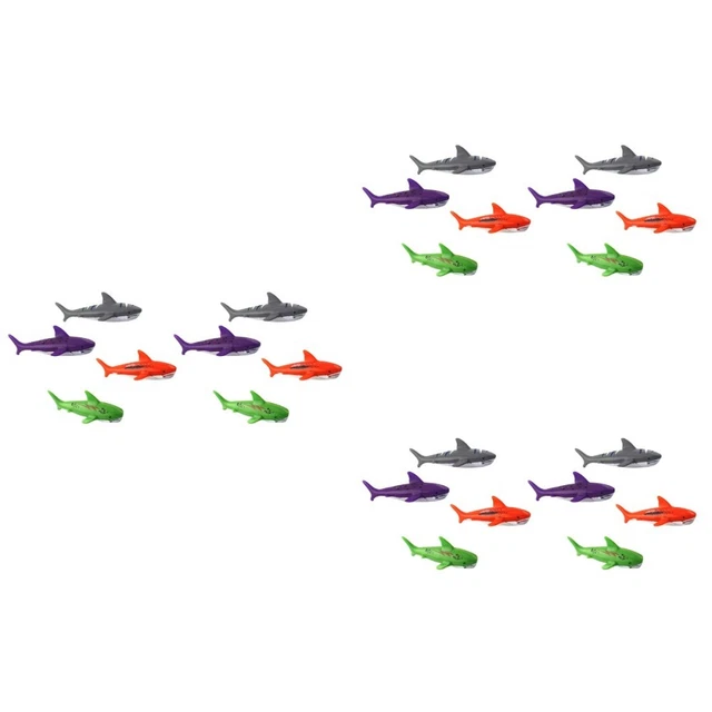 PCS SWIMMING POOL Dive Toys Shark Shape Pool Toys Underwater Swimming ...