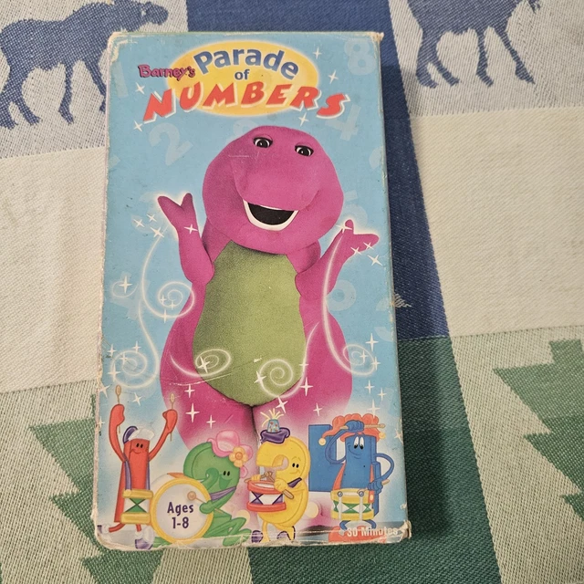 BARNEY & FRIENDS Parade Of Numbers VHS 1996 Video Tape Kid's ...
