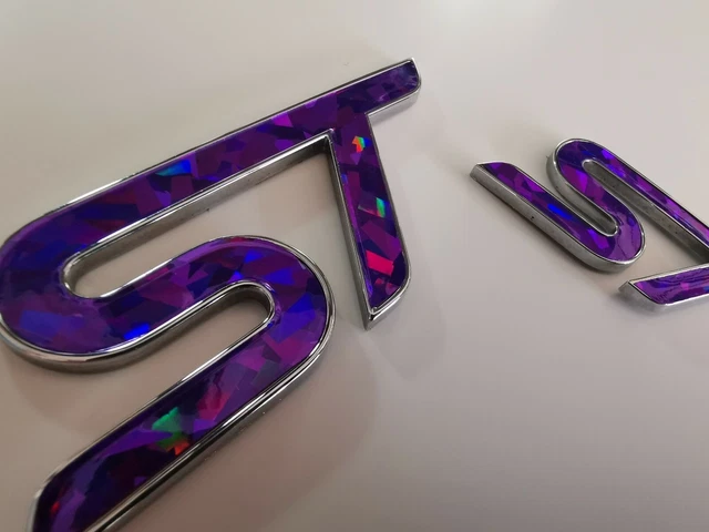 FORD FIESTA st 180 Mk7 crystal purple inlays stickers vinyl decals ...