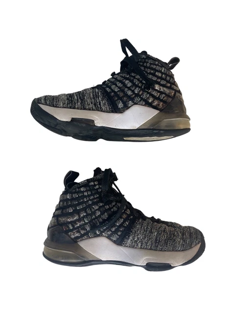 NIKE LEBRON XVII 17 In The Arena Black Oreo Youth Size 3.5 Shoes £14.67 ...