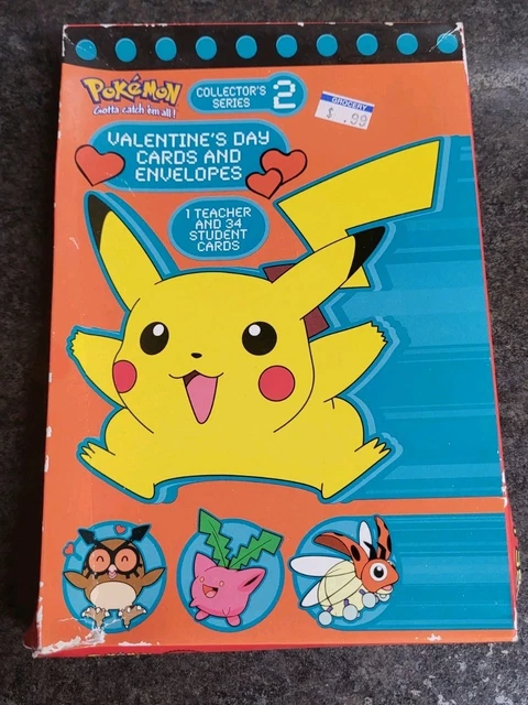 RARE 1998 POKEMON Valentines Unopened Box Series 2 Nintendo Carlton ...