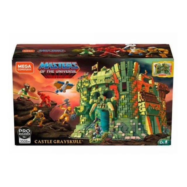 MASTERS OF THE Universe Mega Construx Construction Set Castle Grayskull ...