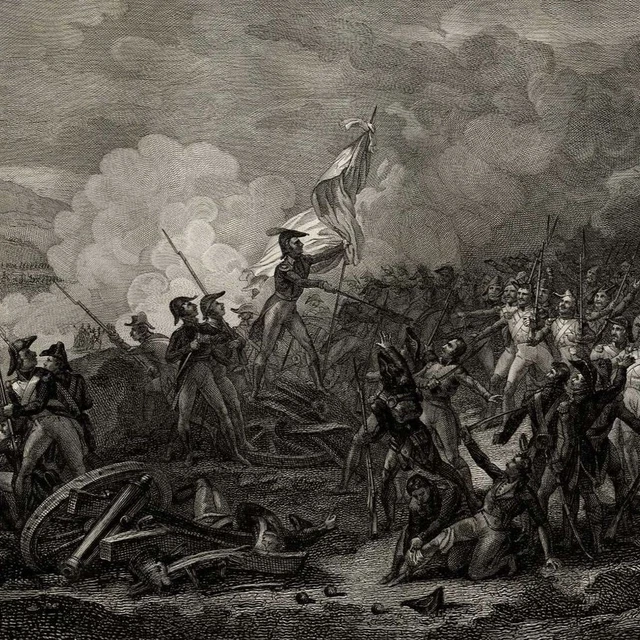 GRANDE GRAVURE ORIGINALE Napoléon Serment Colonel Rampon Monte Legino ...