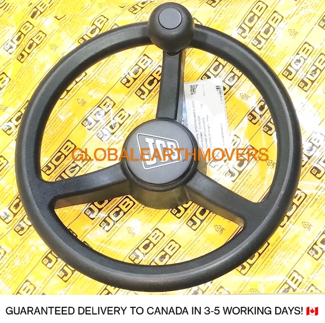 JCB BACKHOE / Telehandler- Genuine Jcb Steering Wheel 12" (Part No. 331 ...