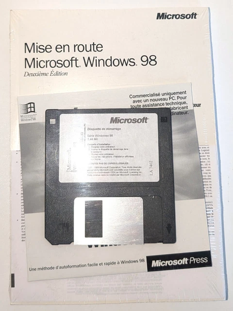 Système D'exploitation Rétro CD D'installation Windows 98 Seconde ...