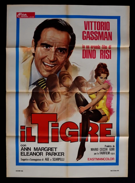 MANIFESTO IL TIGRE vittorio gassman ann margret eleanor parker A77 EUR ...