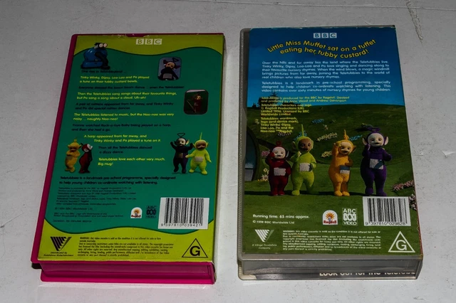 TELETUBBIES VHS BUNDLE x 2 Nursery Rhymes & Musical Playtime EUR 13,32 ...