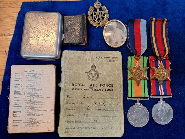 WW2 ROYAL AIR Force Medal Group L.a.c D Williams 1203787 R.a.f With ...