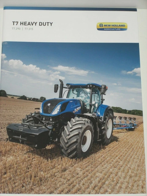 NEW HOLLAND T7 HEAVY DUTY Tractors Prospectus from 11/2015 (NH 67) £4. ...