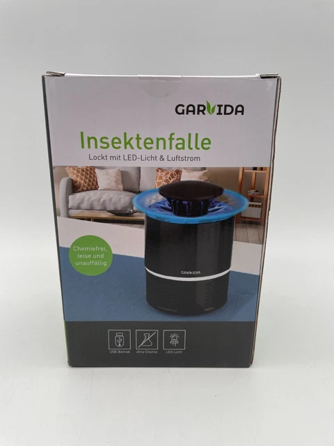 GARVIDA INSEKTENFALLE FÜR Insekten USB ohne Chemie Elektrische Neu EUR ...