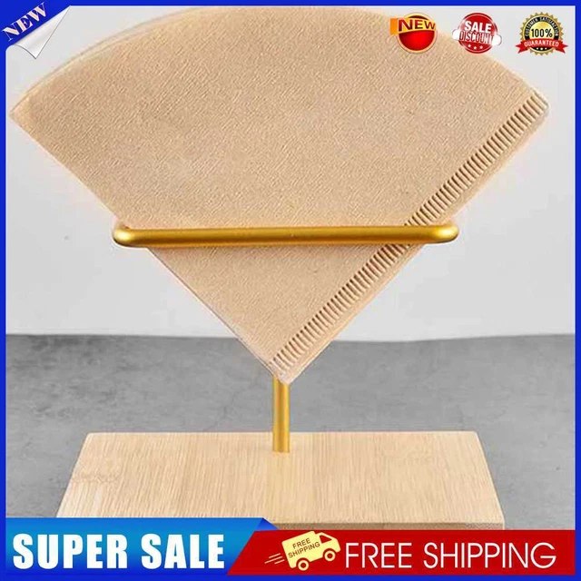 WOODEN ACRYLIC V60 Filter Paper Rack Hand Drip Coffee Stand Container ...