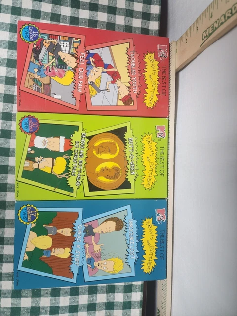 3 BEAVIS AND Butthead 1990s VHS Tapes MOVIES By Mike Judge MTVs Classic ...