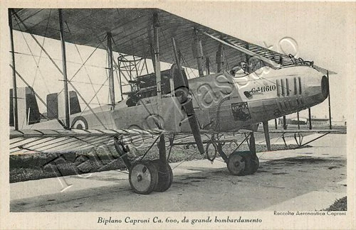 AERONAUTICA MILITARE - Aereo biplano da grande bombardamento Caproni Ca ...