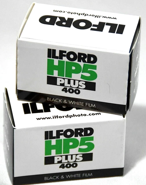 ILFORD HP5 PLUS 400 35mm 24 Exposure Film x2 (two rolls) Expiry date ...