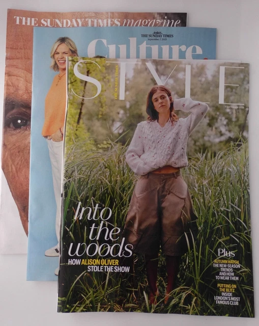 SUPPLÉMENTS DU SUNDAY Times 7 Septembre 2025 Tim Berners-Lee, Zoe Ball ...