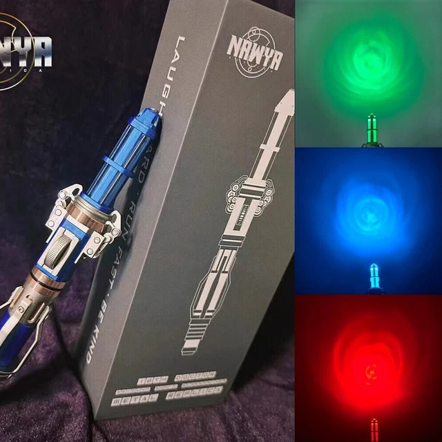 DOCTOR WHO 12TH Metal Sonic Screwdriver LED Light Prop Colors Change Replica £123.52 - PicClick UK