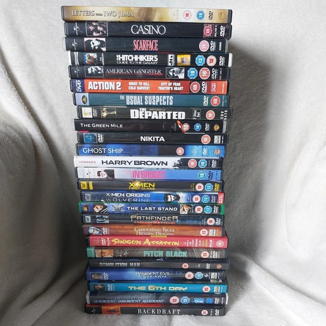 DVD ACTION ADVENTURE Horror Thriller Bundle Job Lot X 25 £8.00 - PicClick UK