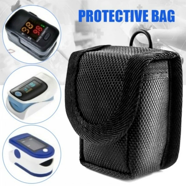 DIGITAL OXIMETER STORAGE Bag Portable Carry Fingertip Pulse Oximeter ...
