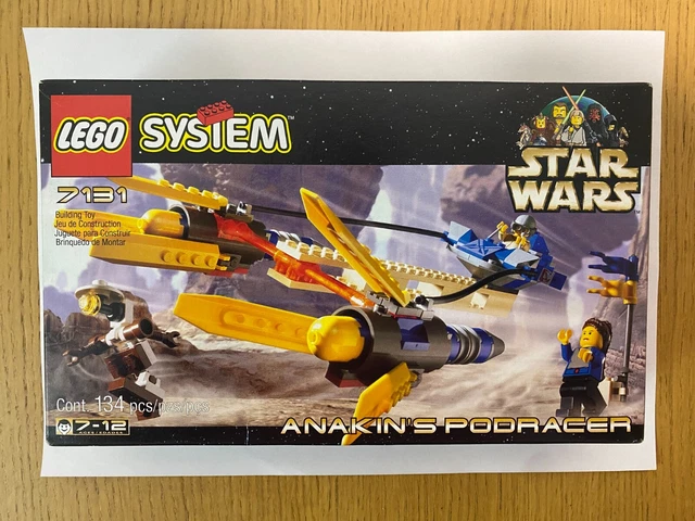 LEGO STAR WARS Anakin's Podracer (7131) Sigillato set Completo anno ...