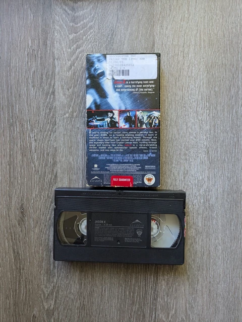 JASON X VHS Horror New Line Home Video $25.00 - PicClick CA
