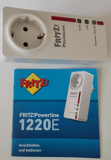 AVM FRITZ!POWERLINE 1220E Adapter Mesh EUR 25,99 - PicClick DE