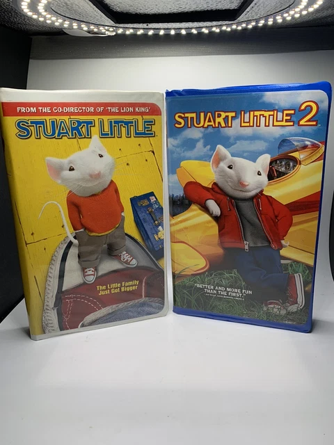 STUART LITTLE 1 & 2 VHS Clamshell Lot Michael J Fox Tested £3.73 ...
