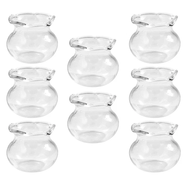 8 PCS SMALL Fish Tank Diy Tanks Glass Ornaments Dollhouse Supply $20.56 ...
