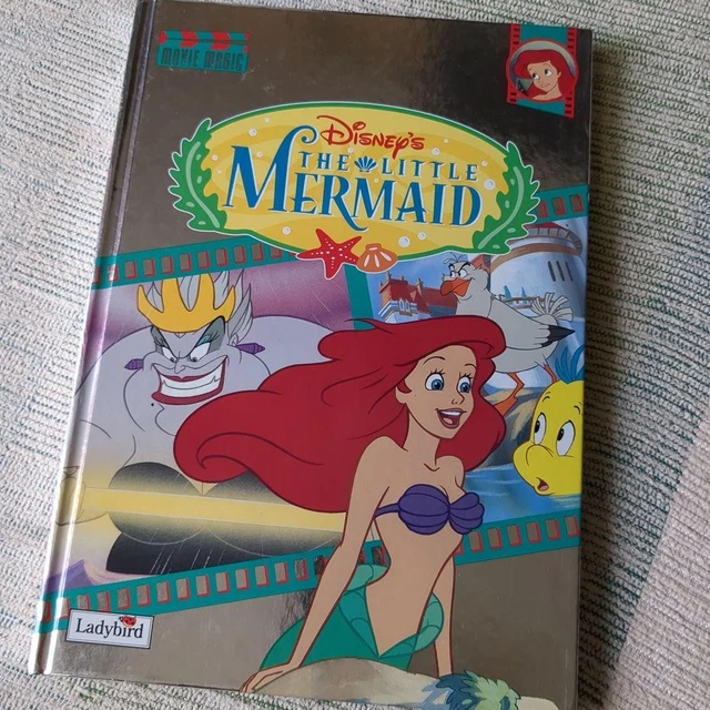 DISNEY THE LITTLE Mermaid English Picture Book Ariel Flounder Sebastian Near Mi £74.91 - PicClick UK