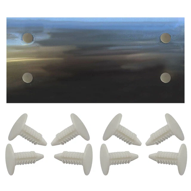 SET OF 8: License Plate Plugs Front Bumper Hole Covers EUR 6,61 ...