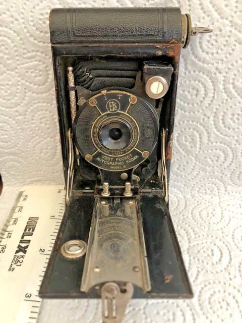 1920'S WW1 KODAK Vest Pocket Autographic Model B + Stylus, 127mm Film ...
