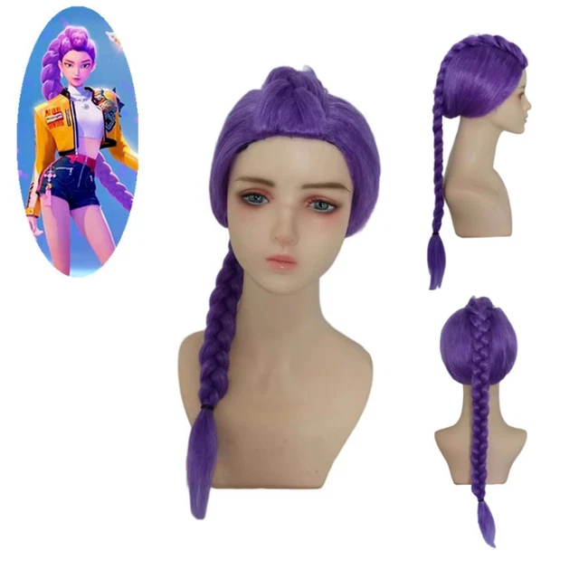 KIDS GIRLS K-POP Demon Hunters Rumi Zoey Mira Saja Boy Party Cosplay Hair Wig UK £11.99 ...