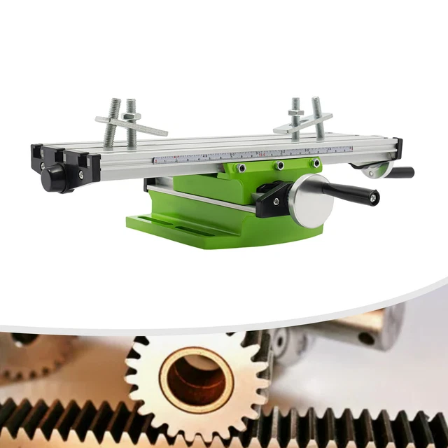 2 AXIS CROSS Slide Compound Bench Drill Vise Multifunction Milling ...