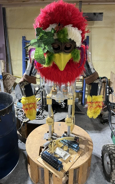 SHOWBIZ PIZZA NEW Rock-afire Mijjin NRAE Looney Bird Animatronic Robot ...