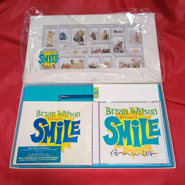 BRIAN WILSON THE Beach Boys Signed SMILE Limited Shadowbox CD Set £872. ...
