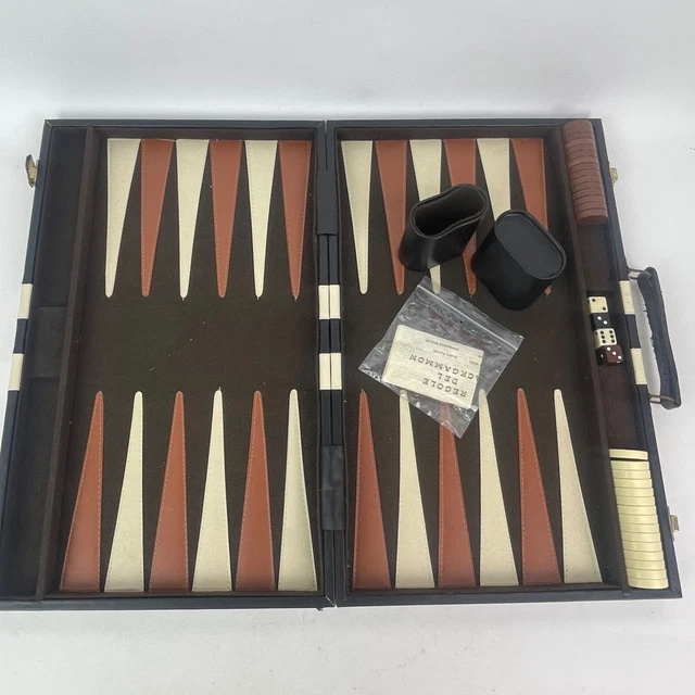 BACKGAMMON BOARD FULL size Black and white read condition $55.00 ...