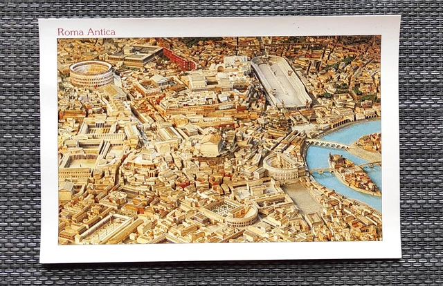 CARTOLINA ROMA ANTICA Epoca Romana Colosseo Circo Massimo Fori ...