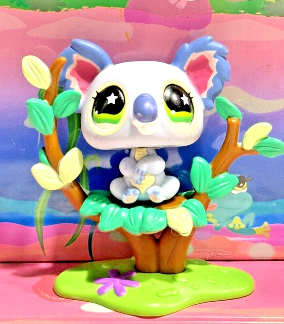 LITTLEST PET SHOP Lps Authentic Sky Blue Mailaway Koala Bear #872 EUR ...